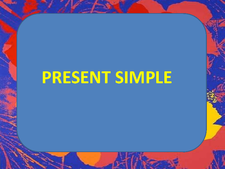 Present Simple Ppt IMAGESEE