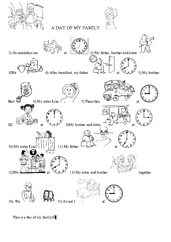 My Daily Routines