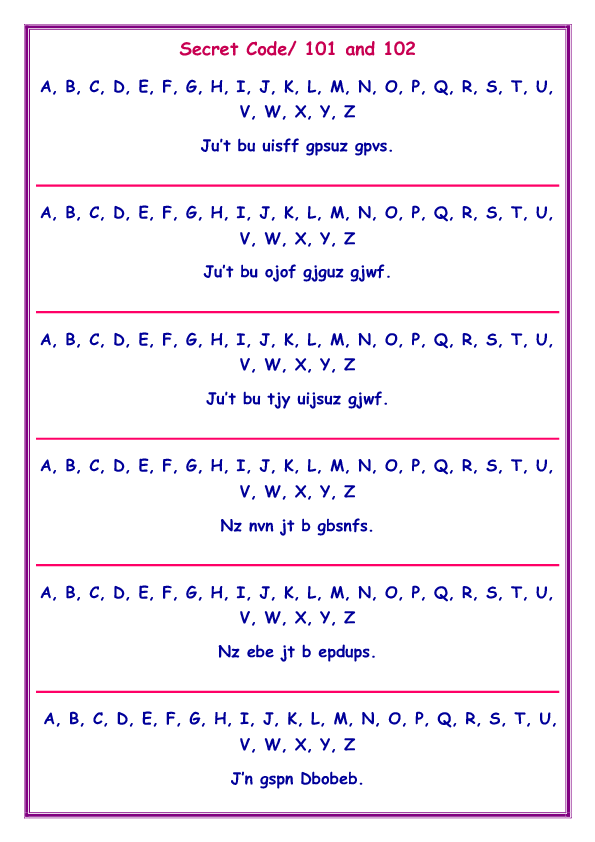 Secret Alphabet Number Code Here s A Simple Reverse Alphabet Code To