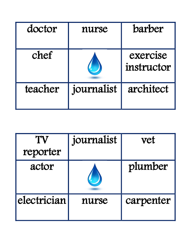 Jobs Bingo Jobs Bingo