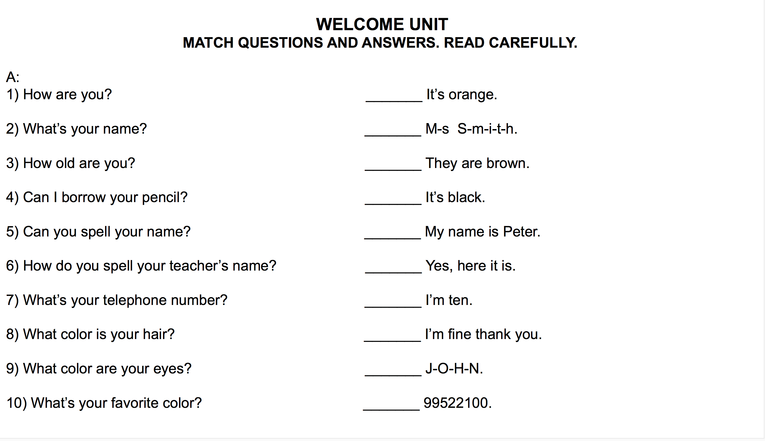265 FREE Back To School Activities Worksheets